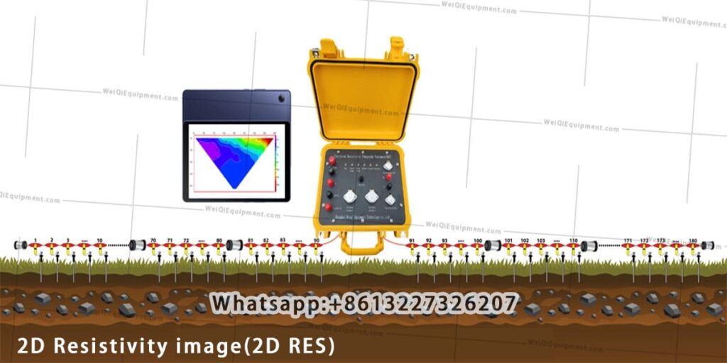 48 60 120 180 300 Channel Electrical Resistivity Tomography Res IP ...